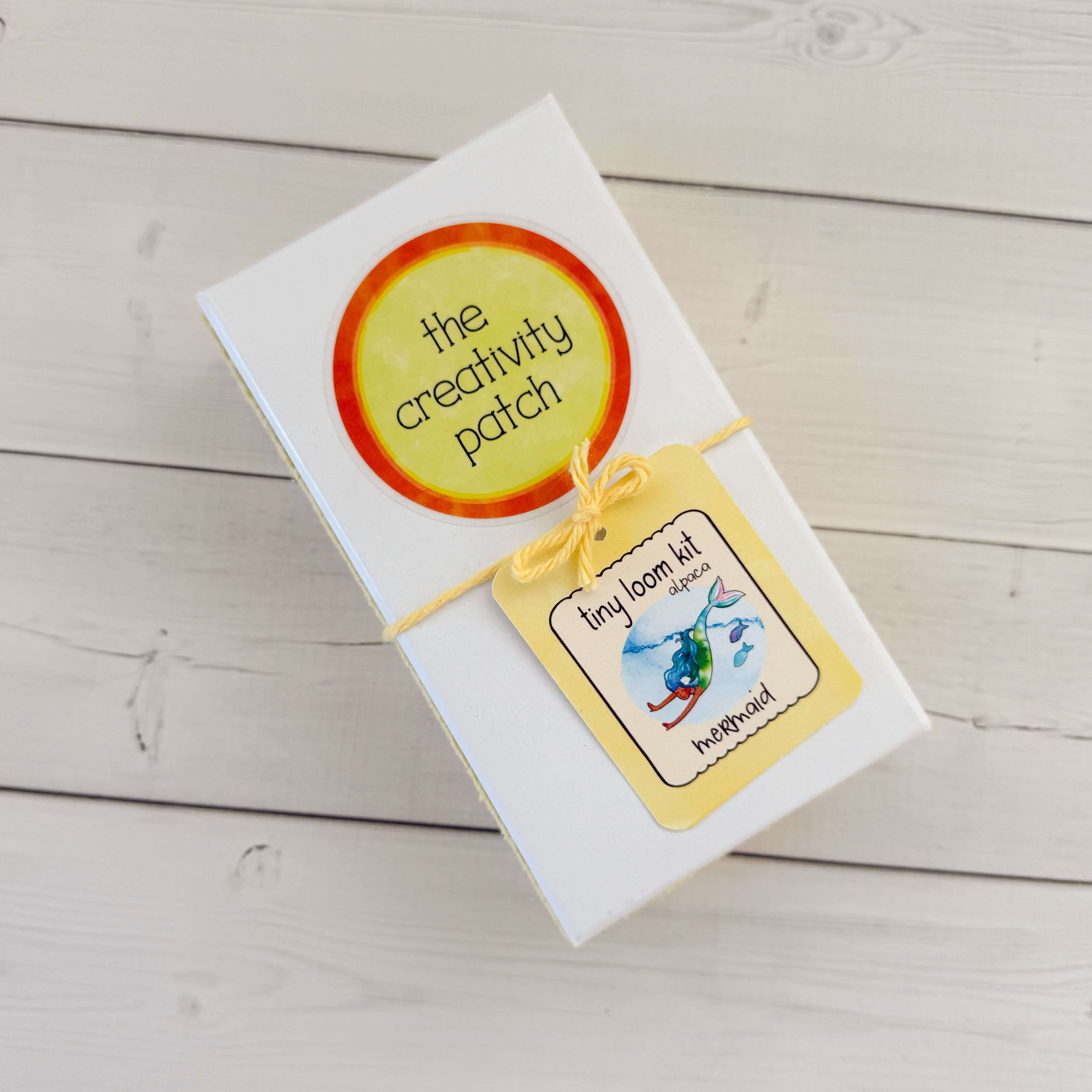 tiny loom kit alpaca yarn - mermaid colors - The Creativity Patch ...