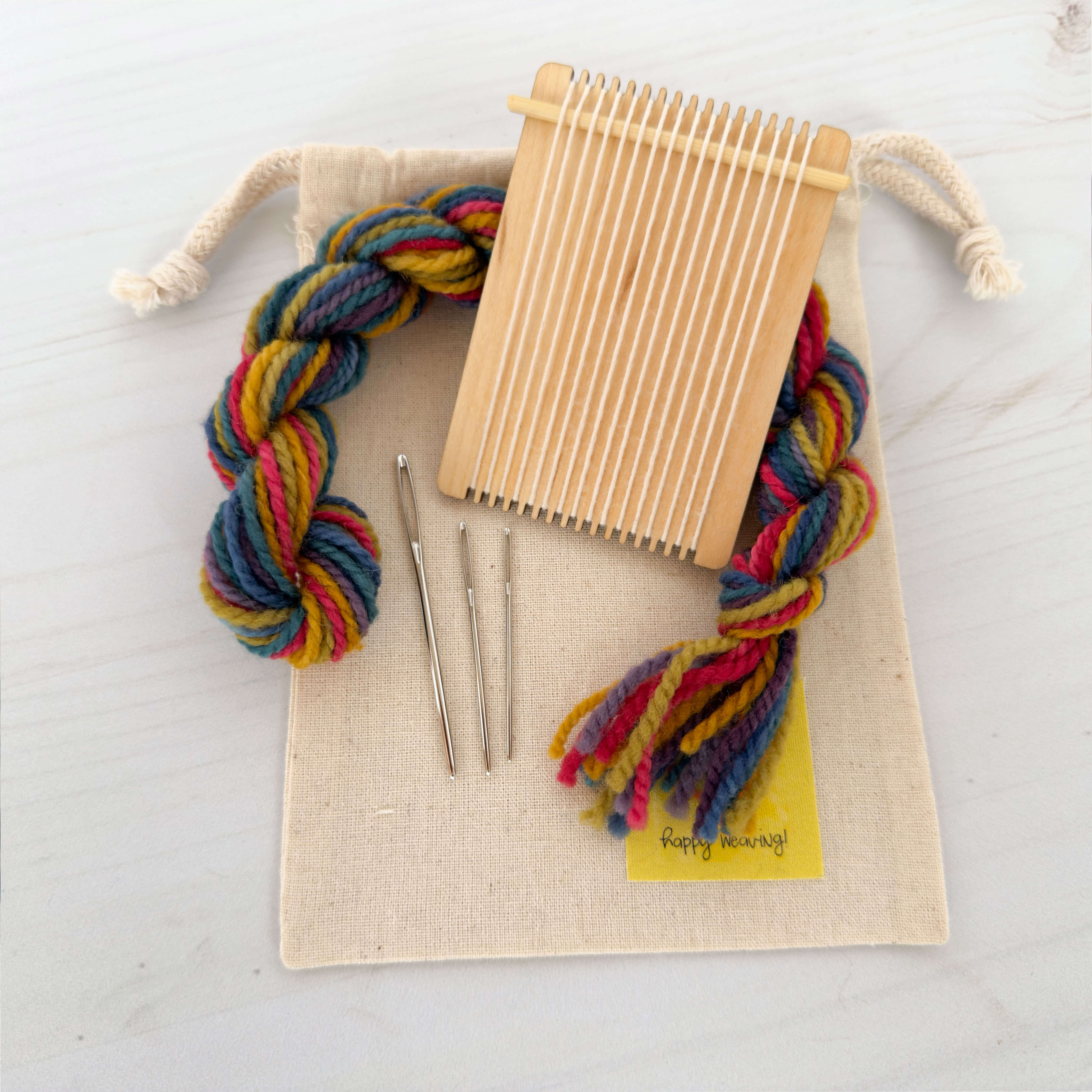 tiny loom kit alpaca yarn - canyon sunset colors - The Creativity Patch ...