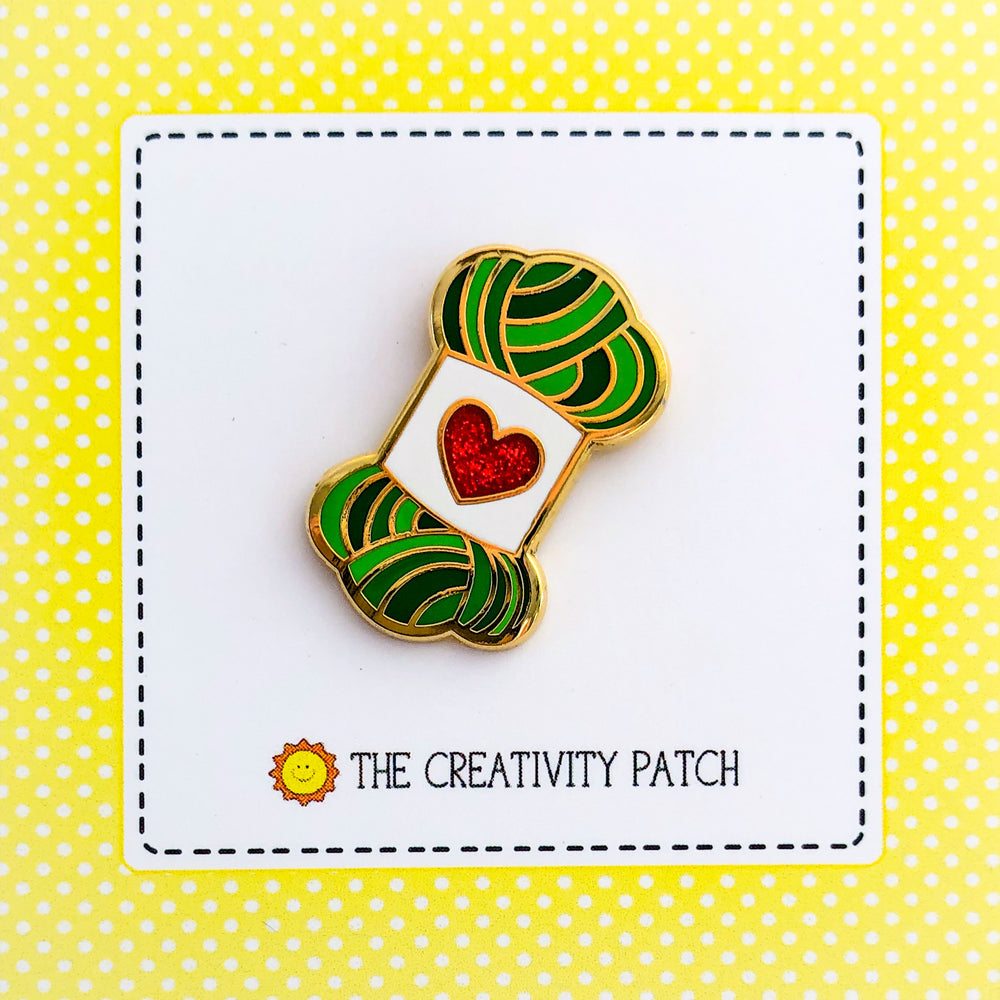 Enamel Pins for Fiber Artists - The Creativity Patch - Lucy Jennings